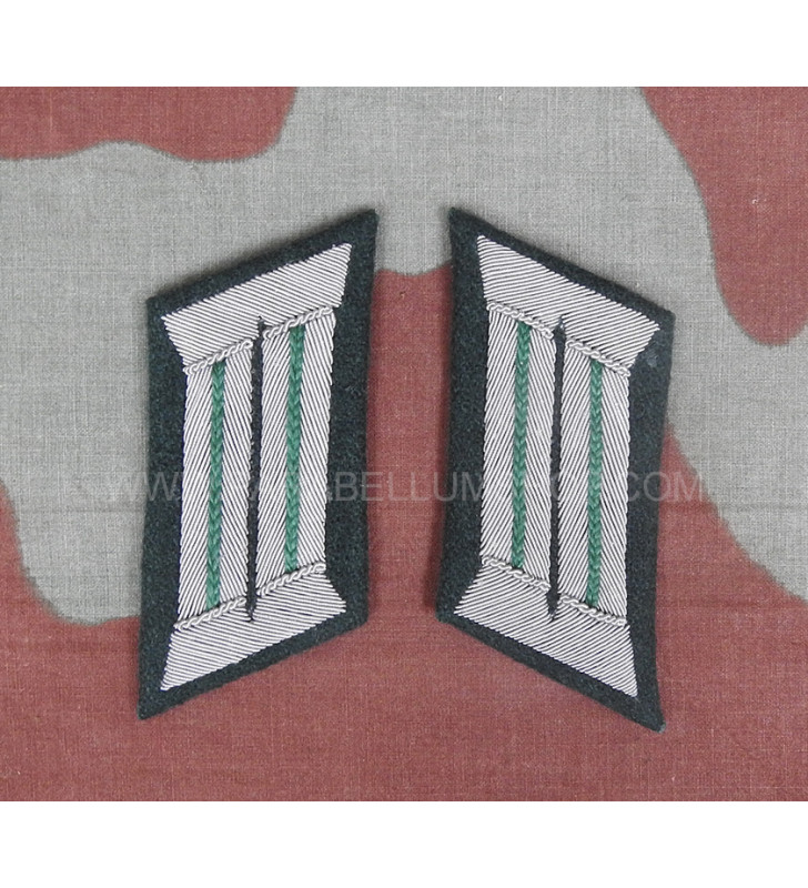 German WW2 mountain troops officer collar tabs -Gebirgsjager ...
